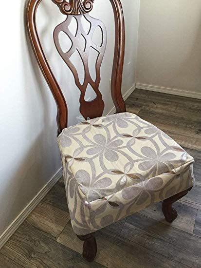 Set of 2 OctoRose Thick Canvas with Anti-Slip Backing Chair Covers ...