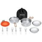 STANLEY 6 Piece Stainless Steel Camping Mess Kits - Walmart.com