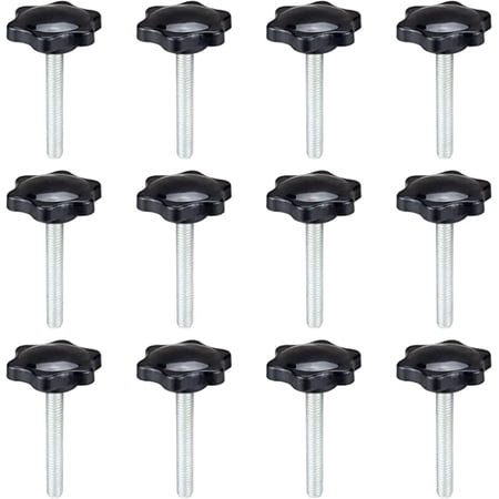 ShenMo 12 pcs M5*6/25 butterfly screws for machine tools, machinery and ...