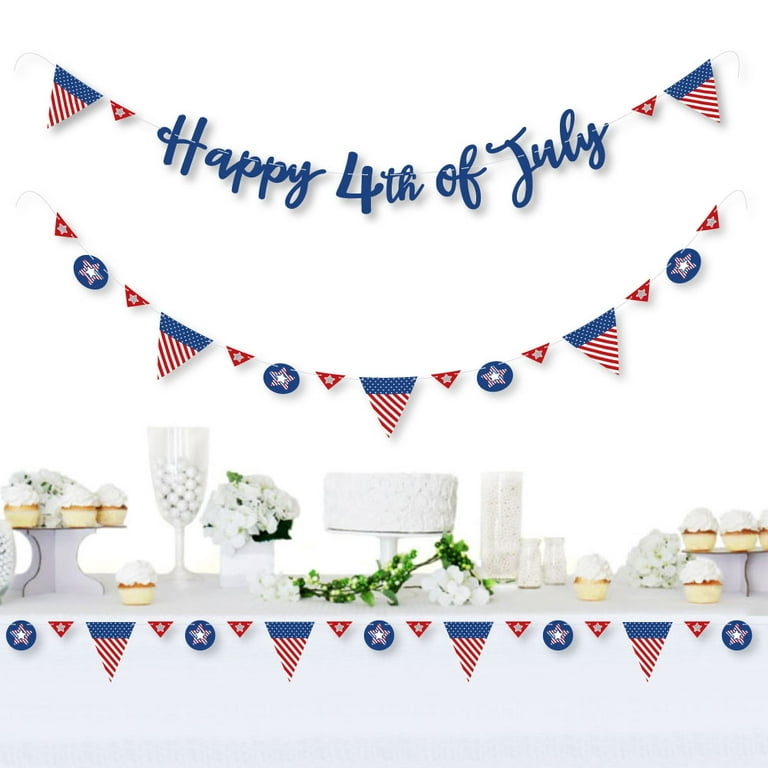 Happy 4th Of July Banner