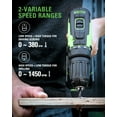 Greenworks 24V Cordless Drill & Impact Driver Set with Charger, Powered ...