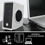 GOgroove SonaVERSE O2i Computer Speaker System with Universal USB Power ...