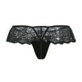 3 Pack Women Thongs Lace Panties Boxers Women Loose Seamless Thong