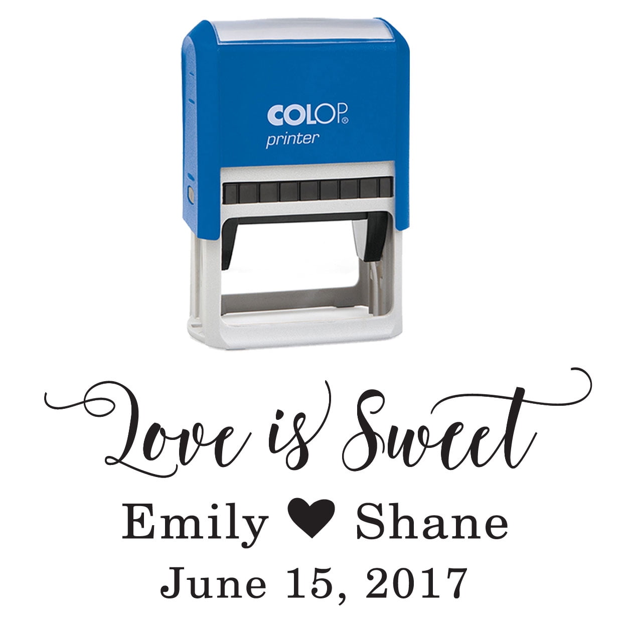 Self Inking Wedding Invitation Rubber Stamp Personalized Custom Wedding ...