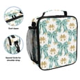 ALAZA Green Gold Bows Lunch Box Insulated Cooler Lunch Bag with ...