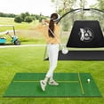 Costway Large 5x4 FT Golf Practice Driving Mat, Indoor/Outdoor ...
