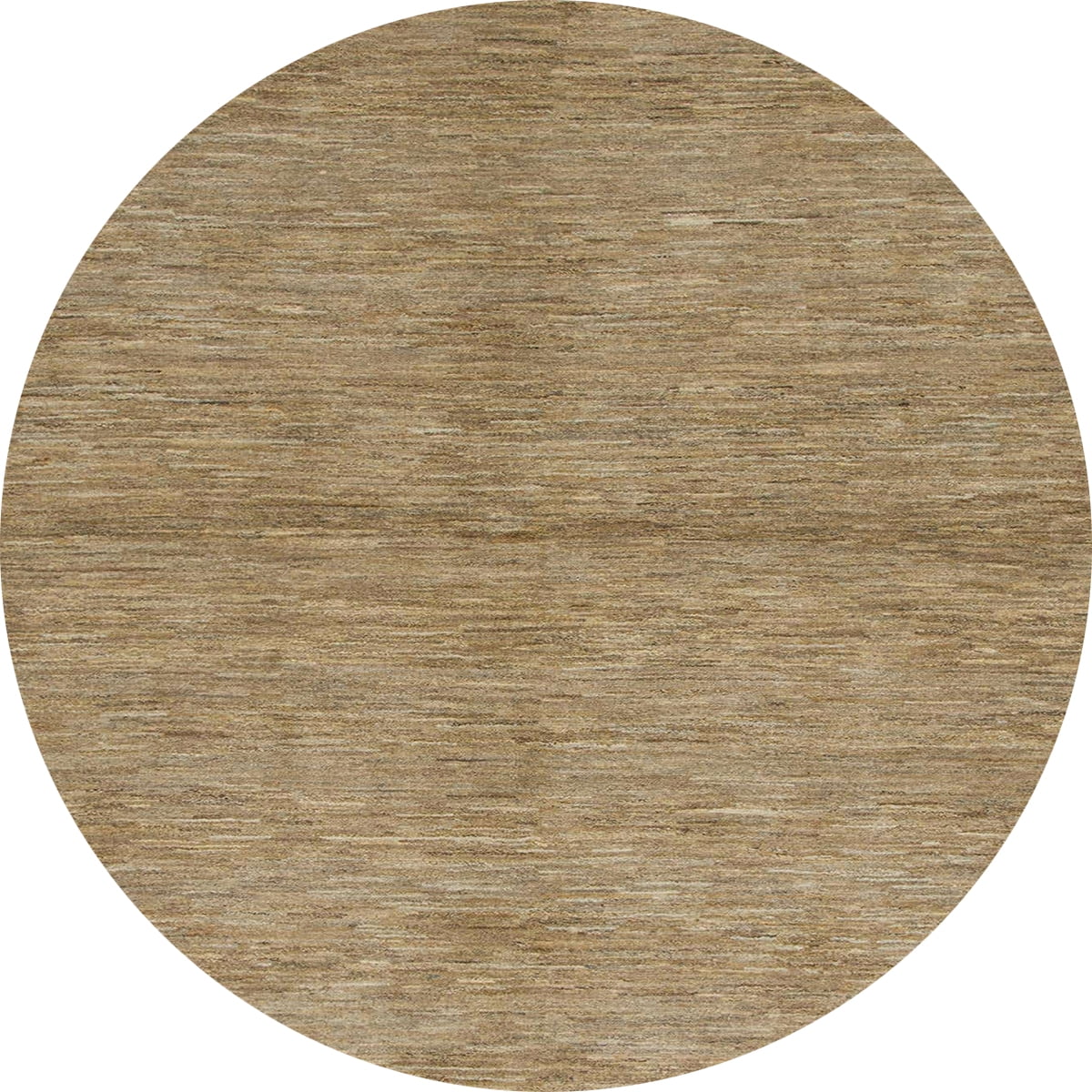 Ahgly Company Indoor Round Abstract Light Brown Abstract Area Rugs, 7 ...