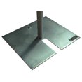 Pipe and Drape Base Plate 14x16 Inch - 2" Pin - Slip-Fit Steel Base for ...