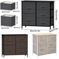 Hengu 3 Tier 5-Drawer Dresser, Baby Organizer and Storage Drawers for ...