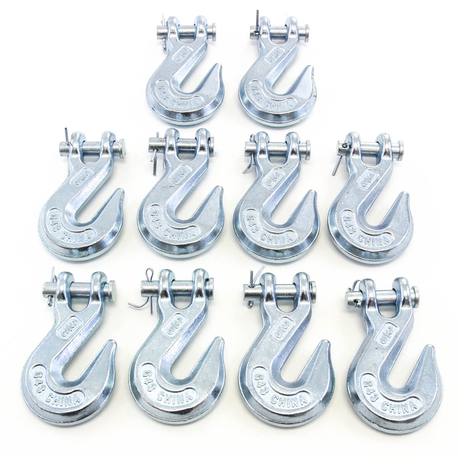 Red Hound Auto 10 Clevis Grab 3/8 in 2.7 Ton Hook Chain Truck Trailer ...