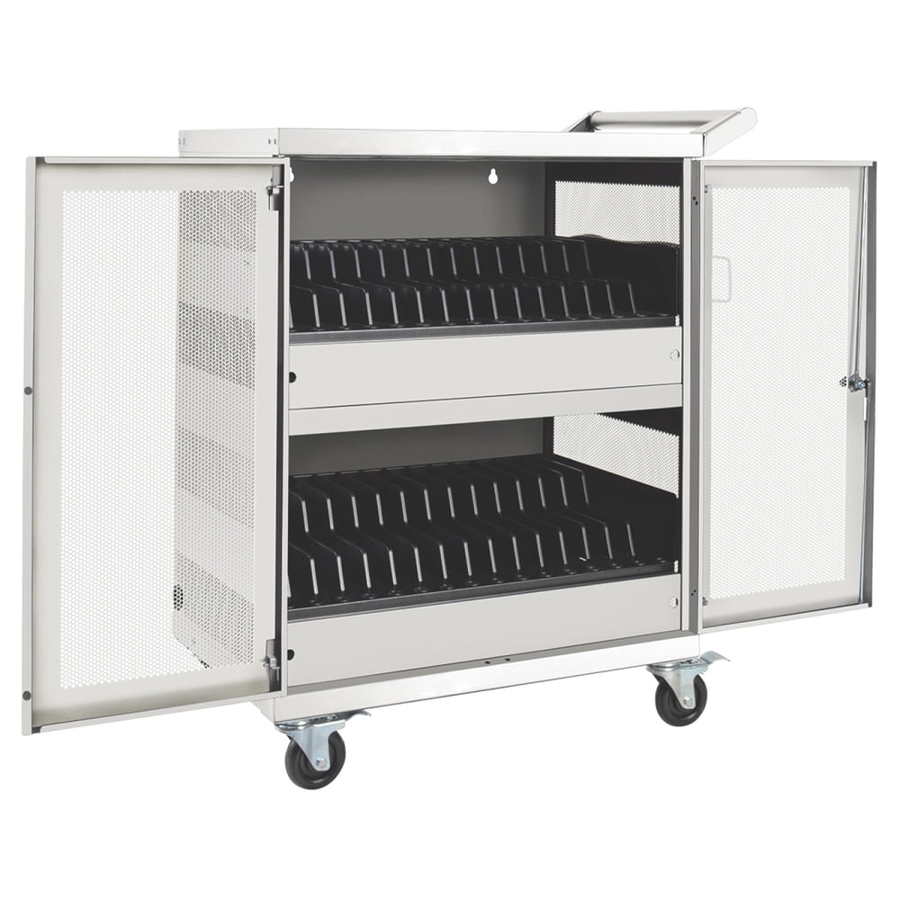 CSC32ACW 32 Device AC Charging Station Cart for Chromebooks and Laptops ...