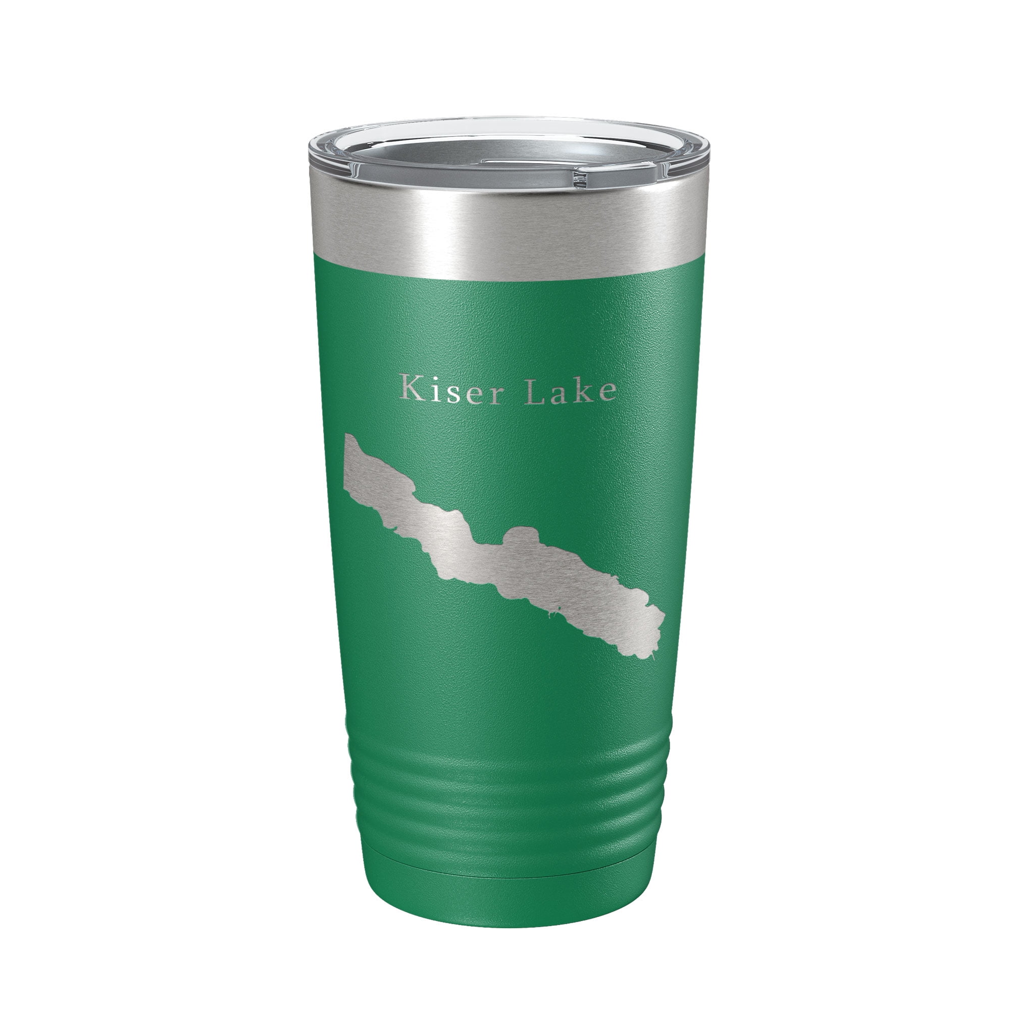 Kiser Lake Map Tumbler Travel Mug Insulated Laser Engraved Coffee Cup ...