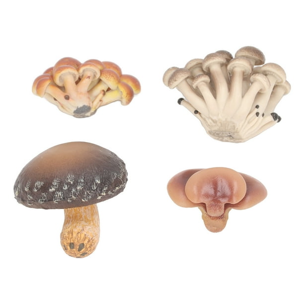 Figurilla De Hongo En Miniatura Detalles Finos 4 Piezas Decoración ...