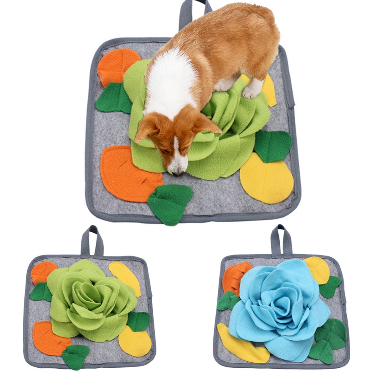 Pet Enjoy Pet Snuffle Mat, Interactive Feeding Mat,, Encourages Natural ...