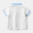 Boy Children'S Tops and Blouses Style Short Sleeve Turn Collar Comfort ...