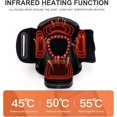 Knee Massager Cordless Massager With Heat And Vibration Compression
