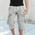 SGMVNU Pantalon Cargo pour Hommes Mode Printemps et Été Loisirs Sports ...