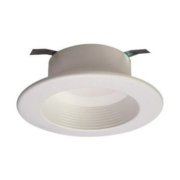 Halo RL4 Series Matte White 4 in. W LED Retrofit Recessed Lighting 11.7 ...