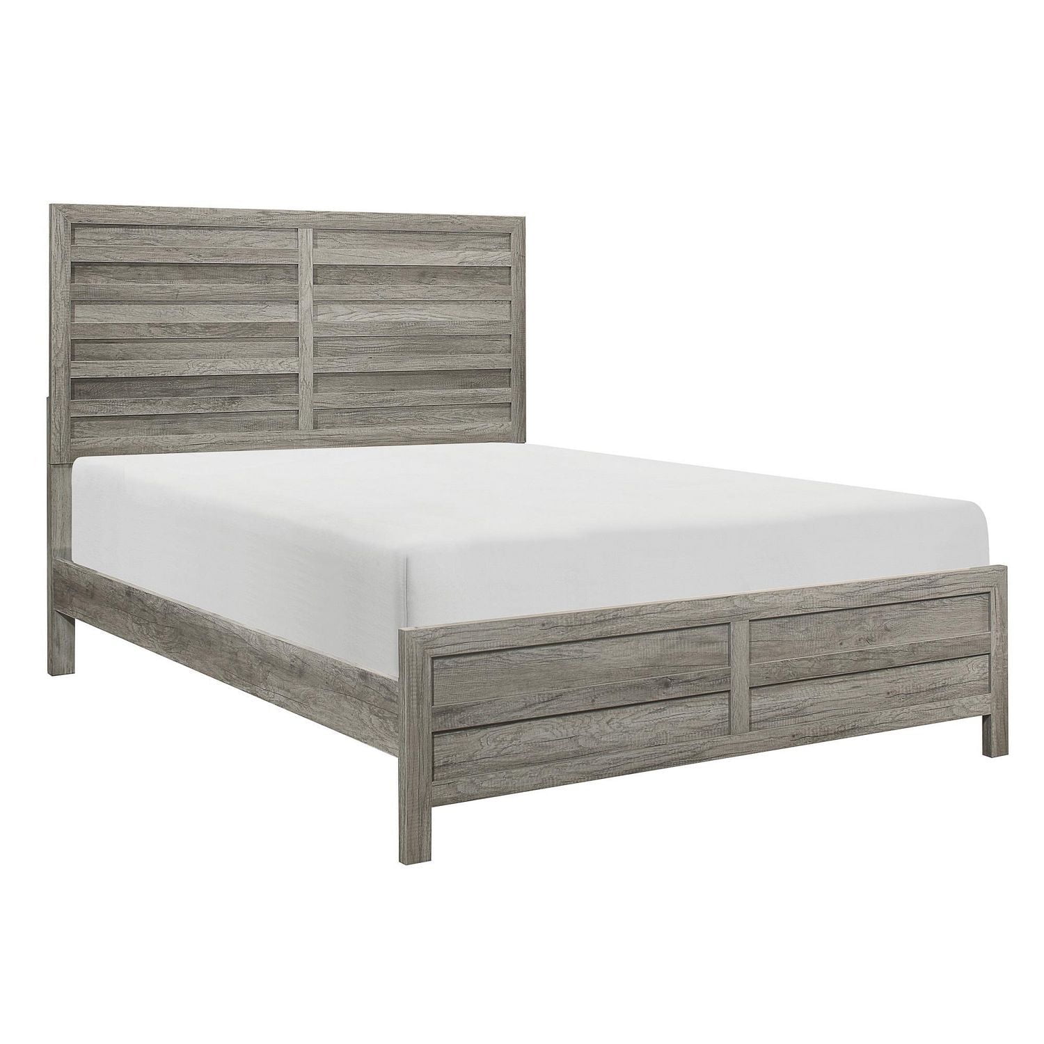 Click here for Topline Home Furnishings Weathered Grey King Bed prices