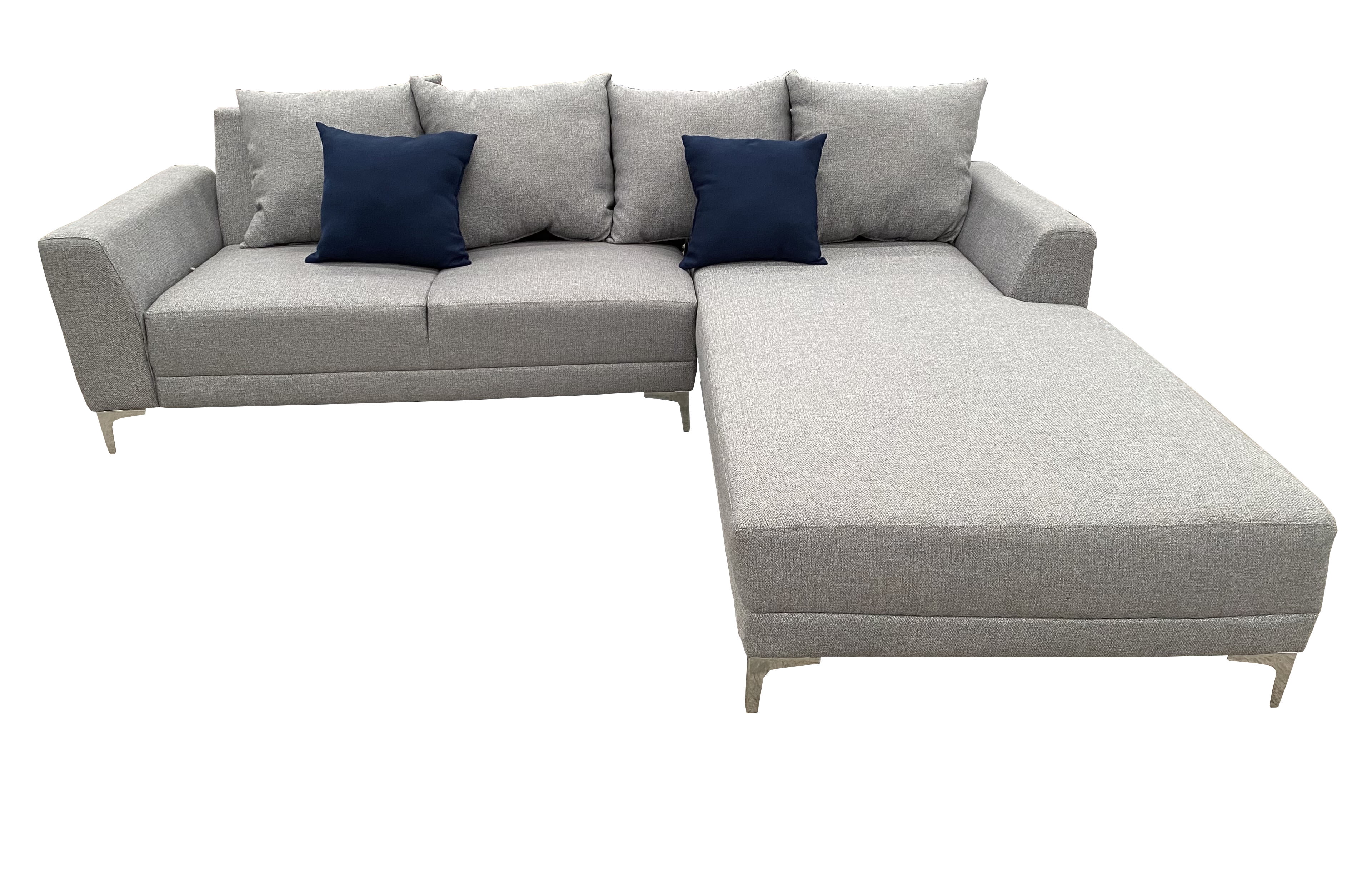 Sala Esquinera SALVANTO Finlandia Lino Gris 260X200 cm | Bodega Aurrera ...