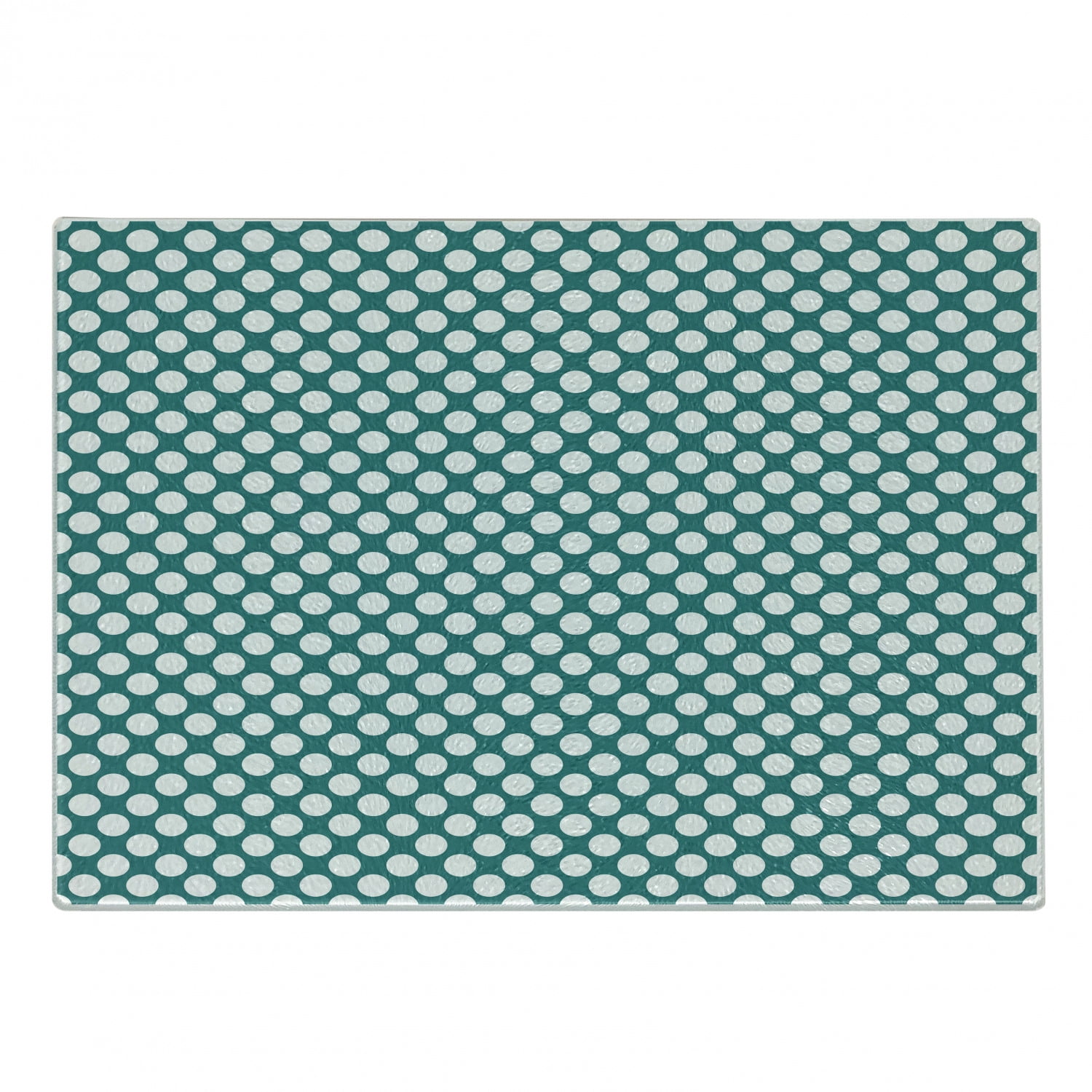 Teal Cutting Board, Polka Dotted Pattern Traditional Style European ...