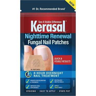 Kerasal Fungal Nail Renewal Nighttime Pads, Antifungal Treatment for ...