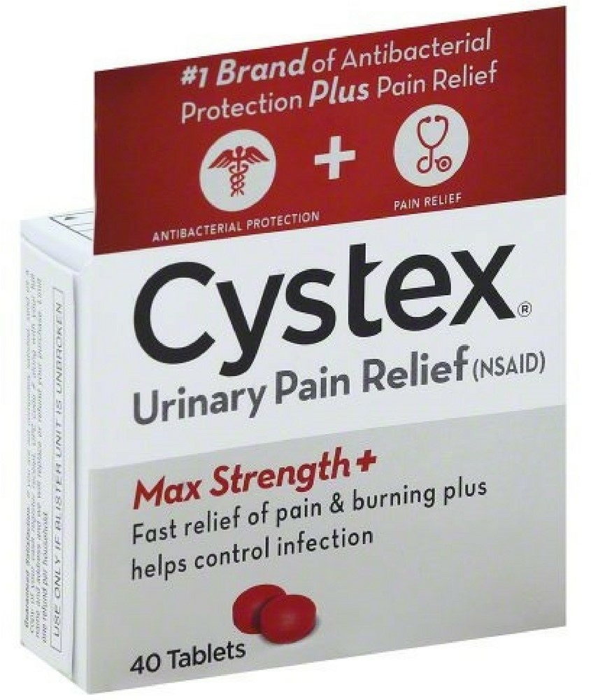 Cystex Plus Urinary Pain Relief Tablets 40 ea (Pack of 2) - Walmart.com