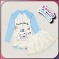 Kawaii cinnamoroll Girl Swimsuit Sanrio Anime 2024 new Summer Children ...