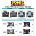 Free Shipping! Sonic the Hedgehog Kids Twin Bed in a Bag, Gaming ...