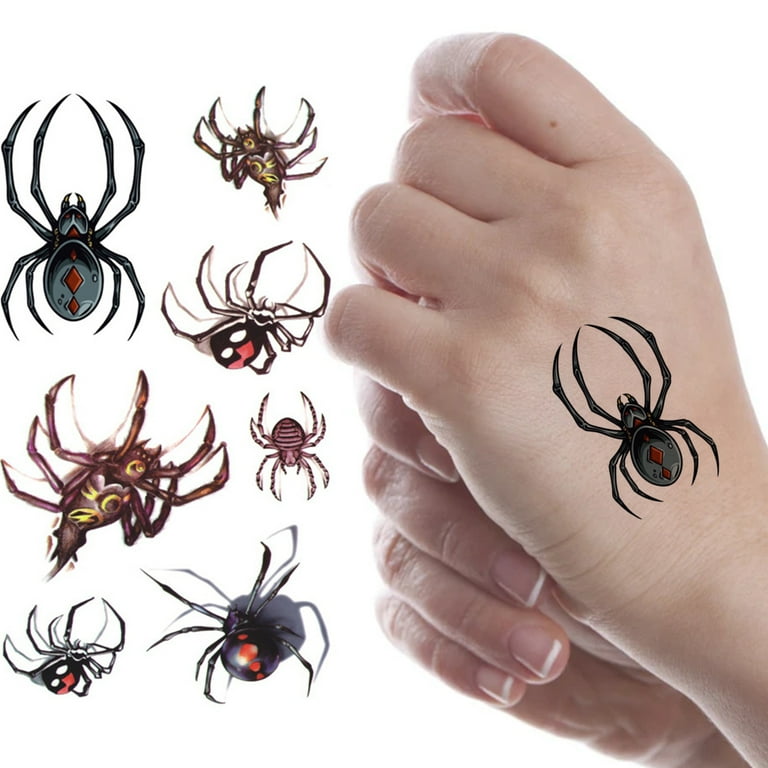 3d Spider Tattoos