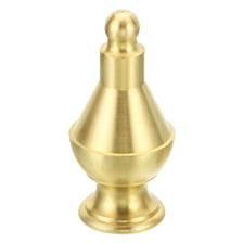 Uxcell M10 Thread Lamp Finial Cap Knob Brass Lamp Shade Harp Top Screw ...