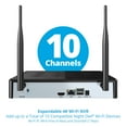 Night Owl, 10 Channel 4K Wi-Fi NVR, 3 Wire Free Cameras with 1TB HDD ...