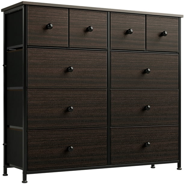 REAHOME Dressers for Bedroom with 10 Drawer Fabric Chest of Drawers ...