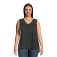 Terra & Sky Women's Plus Size Cotton Swing Tank Top, 2-Pack, Sizes 0X ...