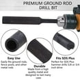 Ground Rod Driver 18mm SDS Plus Ground Rod Driver Tool for 5/8inch 3 ...