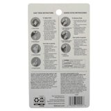 HyperTough, Mini Removable Hooks, 6 Clear Square Mini Hooks, 6 Clear ...