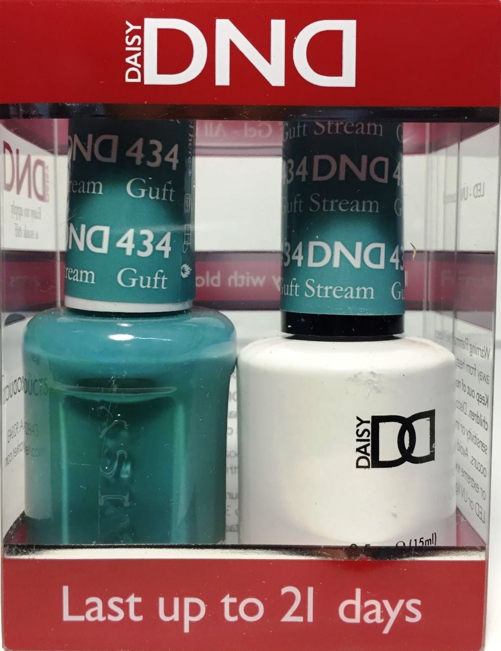 DND Nail Polish Gel & Matching Lacquer Set (434 - Gulf Stream ...