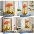 Bathroom Shower Curtain Red Mushroom Cute Gnome Squirrel Waterproof ...