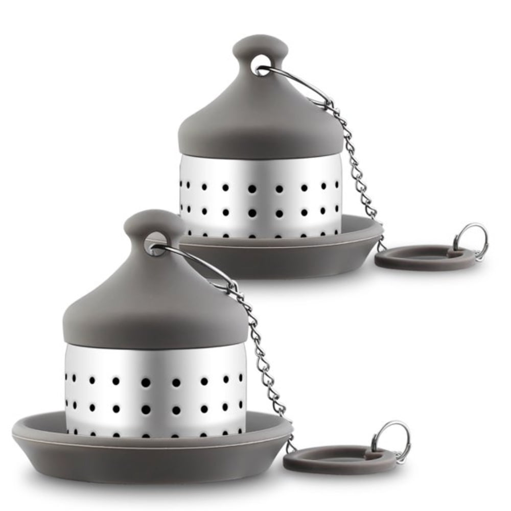 Dsseng 2-Pack Tea Infuser Stainless Steel Loose Tea Strainer with ...