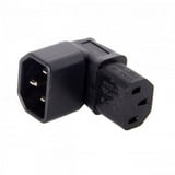 Chenyang CY IEC Male C14 to Up Direction Right Angled 90 Degree IEC Female C13 Power Extension ...