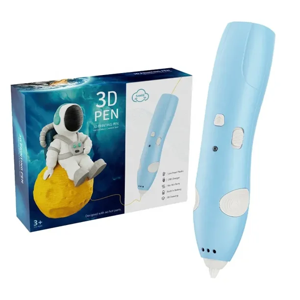 Bolígrafo de impresión 3D: incluye bolígrafo 3D, recambios de filamento PLA de 5 colores con ...