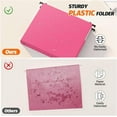 Extra Capacity Plastic Hanging File Folders,12 Pack Reinforced ...