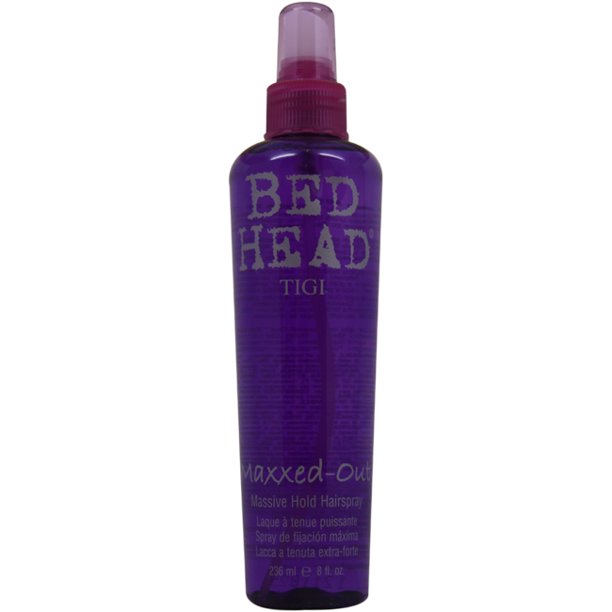 Bed Head Maxxed Out Massive Hold Hair Spray by TIGI for Unisex - 8 oz ...