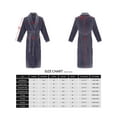 FashGudim Mens Robes Big and Tall Full Length Shawl Collar Long Plush Robe (Grey,XXXL) - Walmart.com