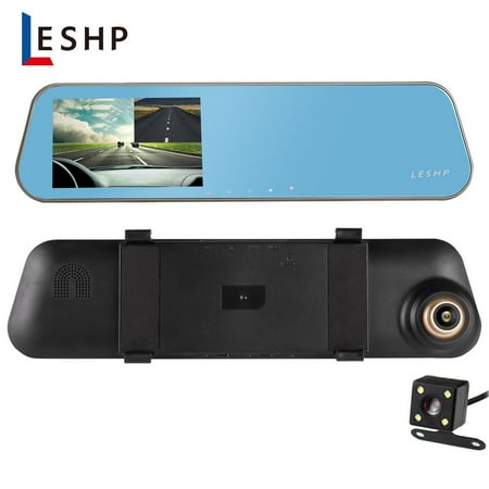 LESHP Car Camera Car Video Recorder 4.3 inch LCD Full HD 1080P with ...
