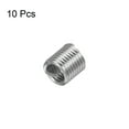 Uxcell M4 x 0.7 2D 8mm 304 Stainless Steel Wire Thread Insert Threaded ...