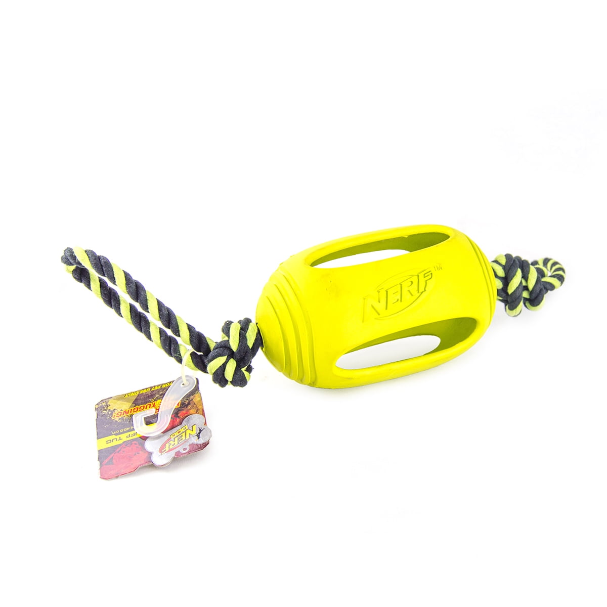 Nerf Dog Toy 7343 Toy Tuff Tug, Green/Black - Walmart.com