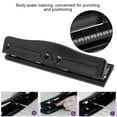 4‑Hole Adjustable Punch Manual Office Home Universal Paper Punching ...