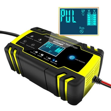 12V 2A Car Auto Battery Charger LED Display Smart Automotive Truck ...