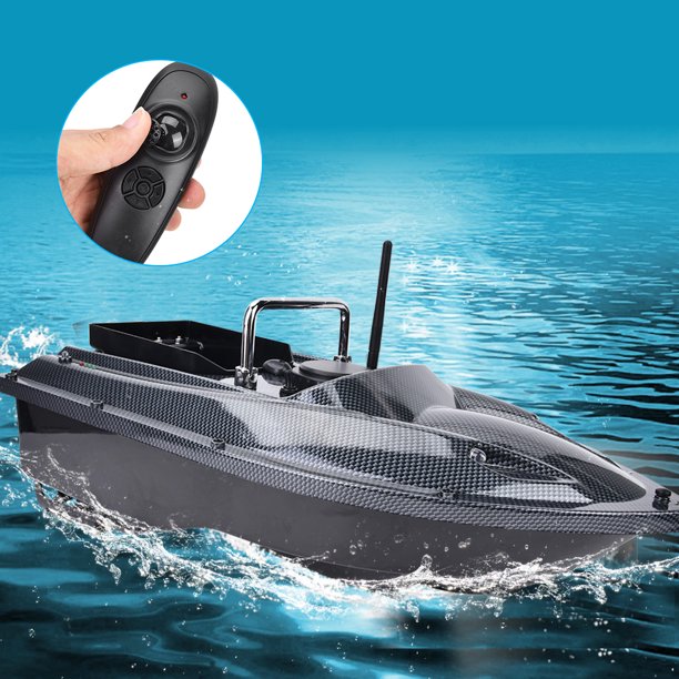 RC Fish Lure Boat, Fish Bait Boat Finder, Crash Resistant Boat Body Sea ...